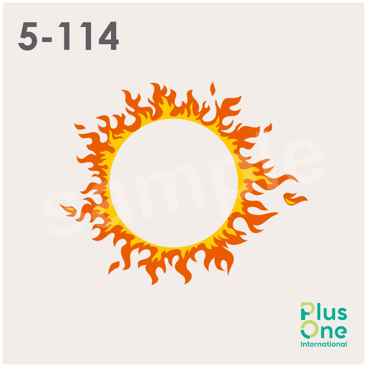 5-114_fire | プラスワン：デザイン素材集